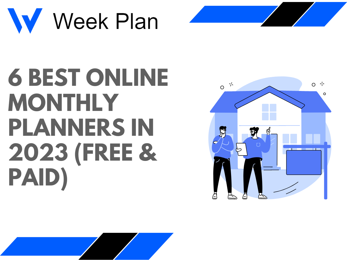 Best Month Planner Online- Reach Monthly Goals | Week Plan | Week Plan