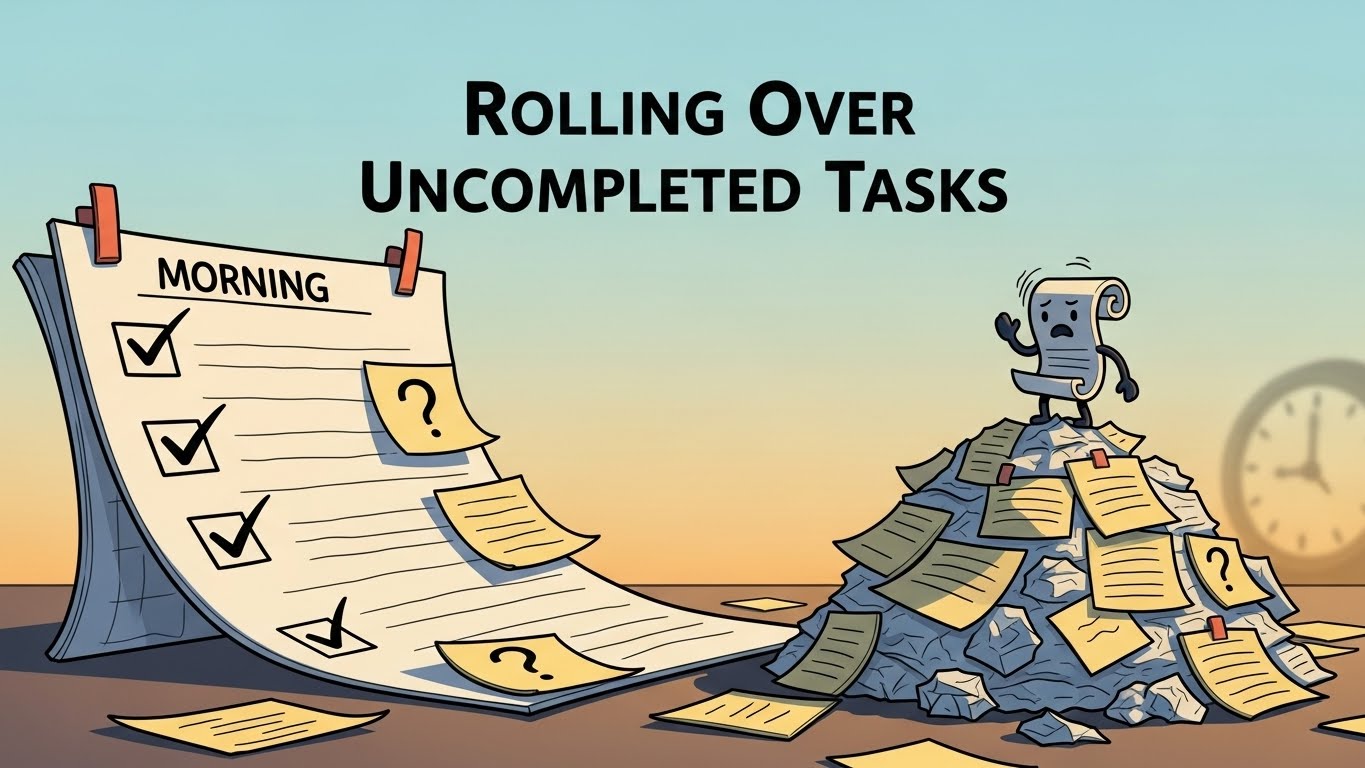 Rolling Over Uncompleted Tasks